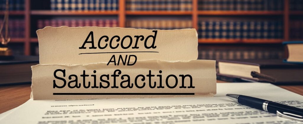 Accord and satisfaction - Chamelio - The Legal Intelligence Platform